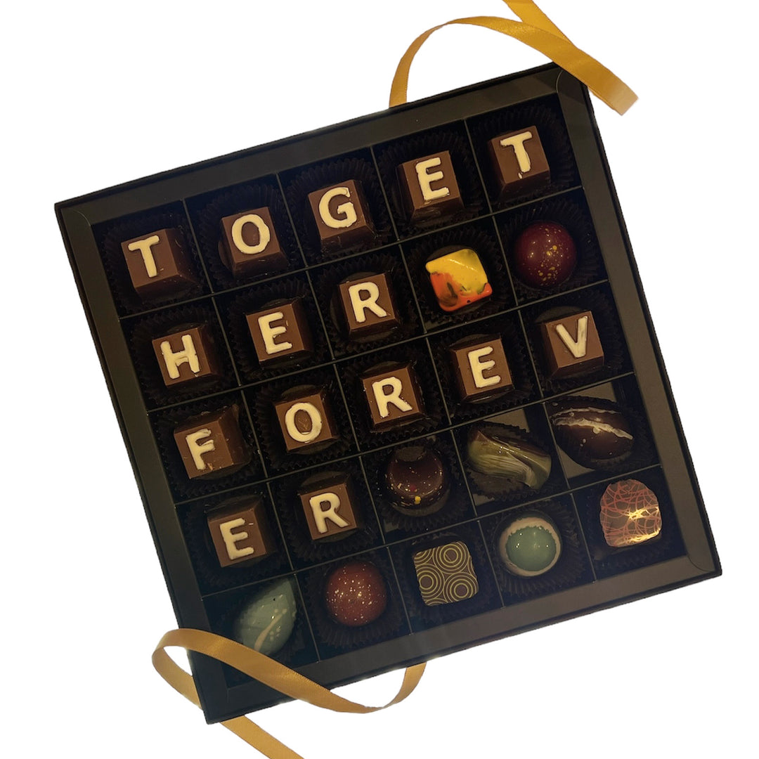 Custom Chocolate Letter Box - Made to Order – Cocoa40 Inc.