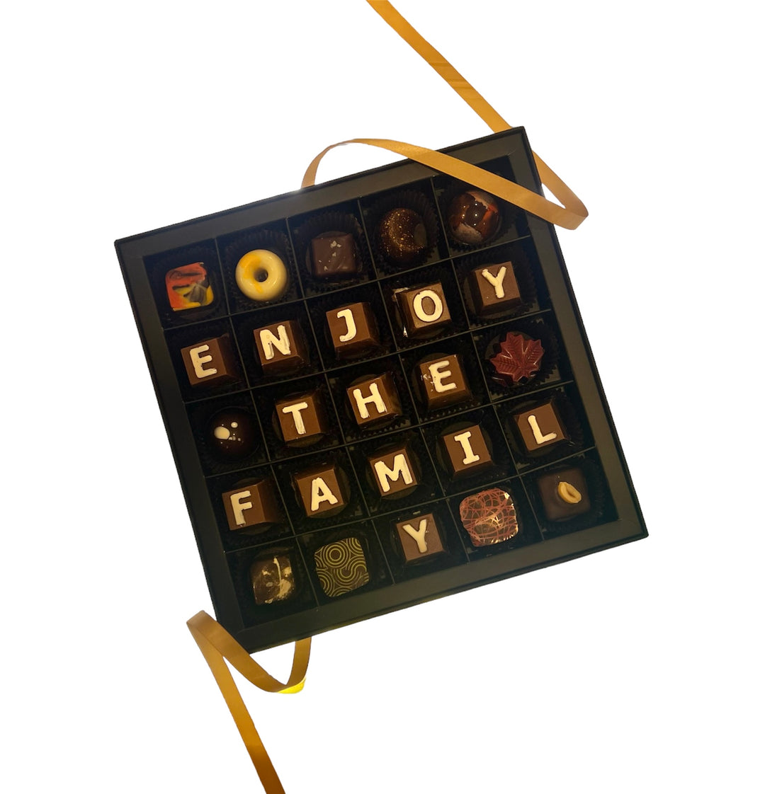 Custom Chocolate Letter Box - Made to Order – Cocoa40 Inc.